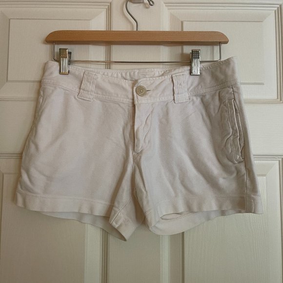 James Perse | Shorts | James Perse Summer Cotton White Shorts 26 | Poshmark